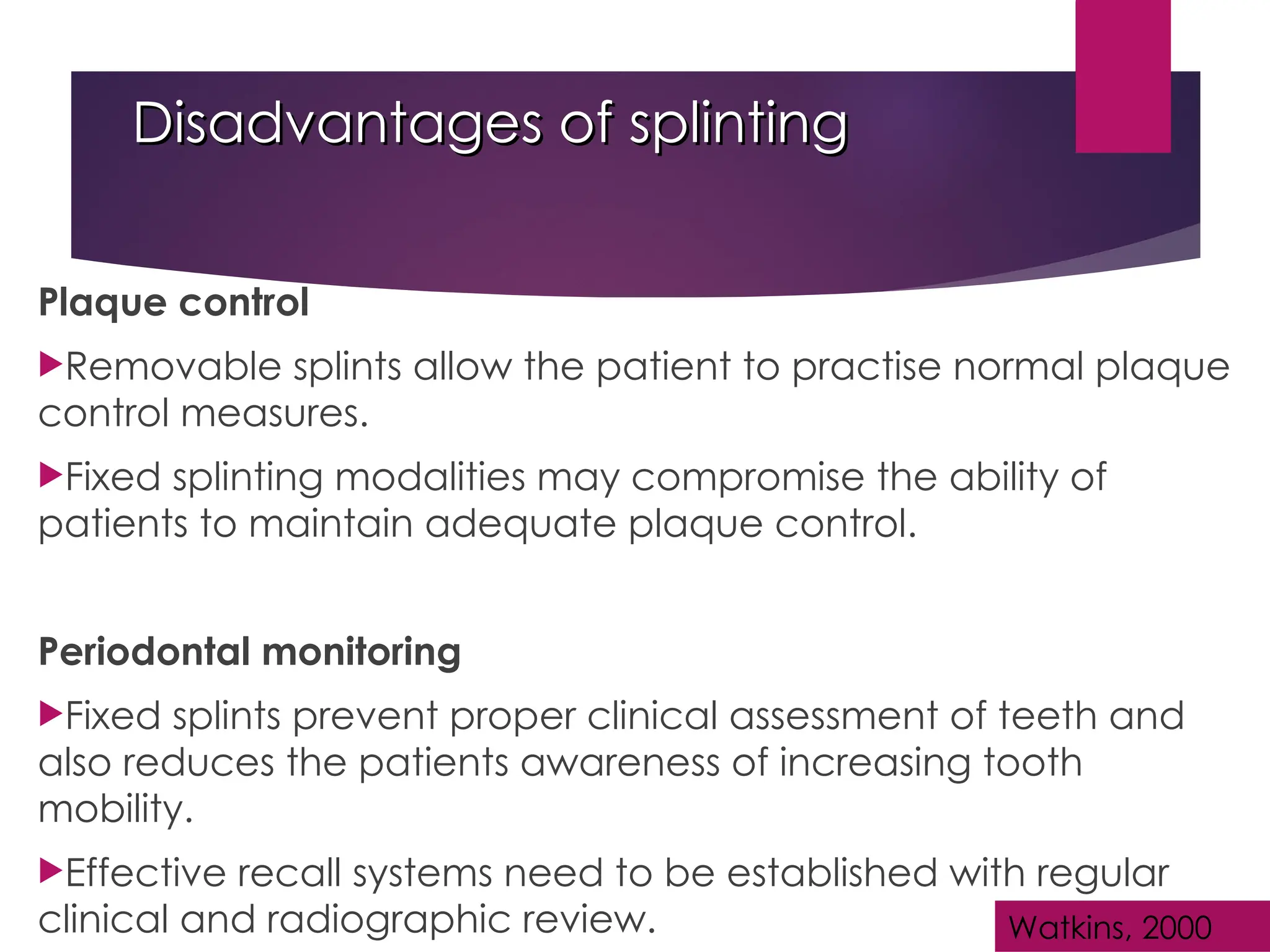 Splinting procedure and steps in dentistry. | PPT