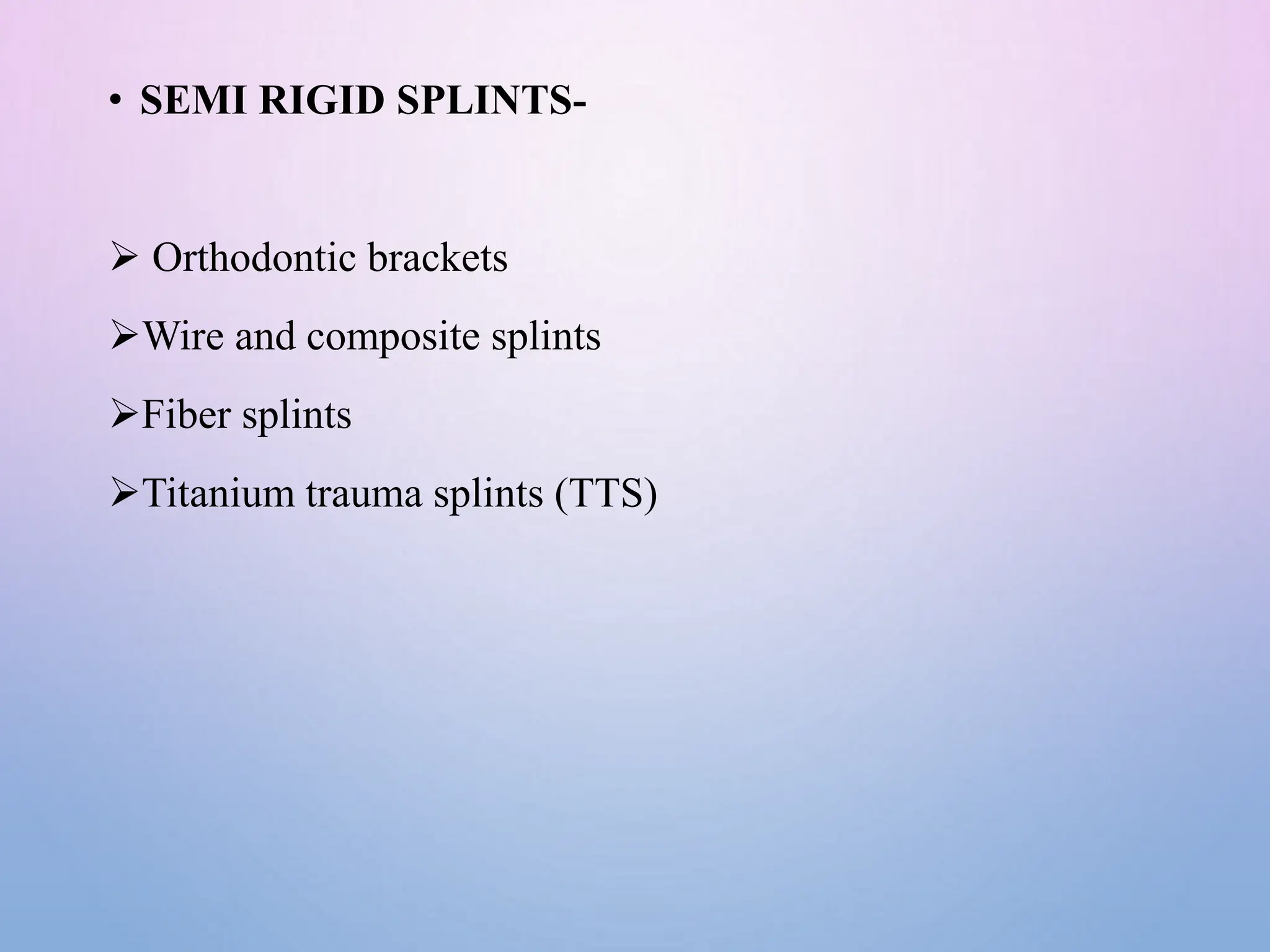 SPLINTING-MATERIALS AND TECHNIQUES final.pptx