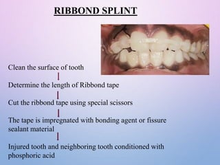 SPLINTING-MATERIALS AND TECHNIQUES final.pptx