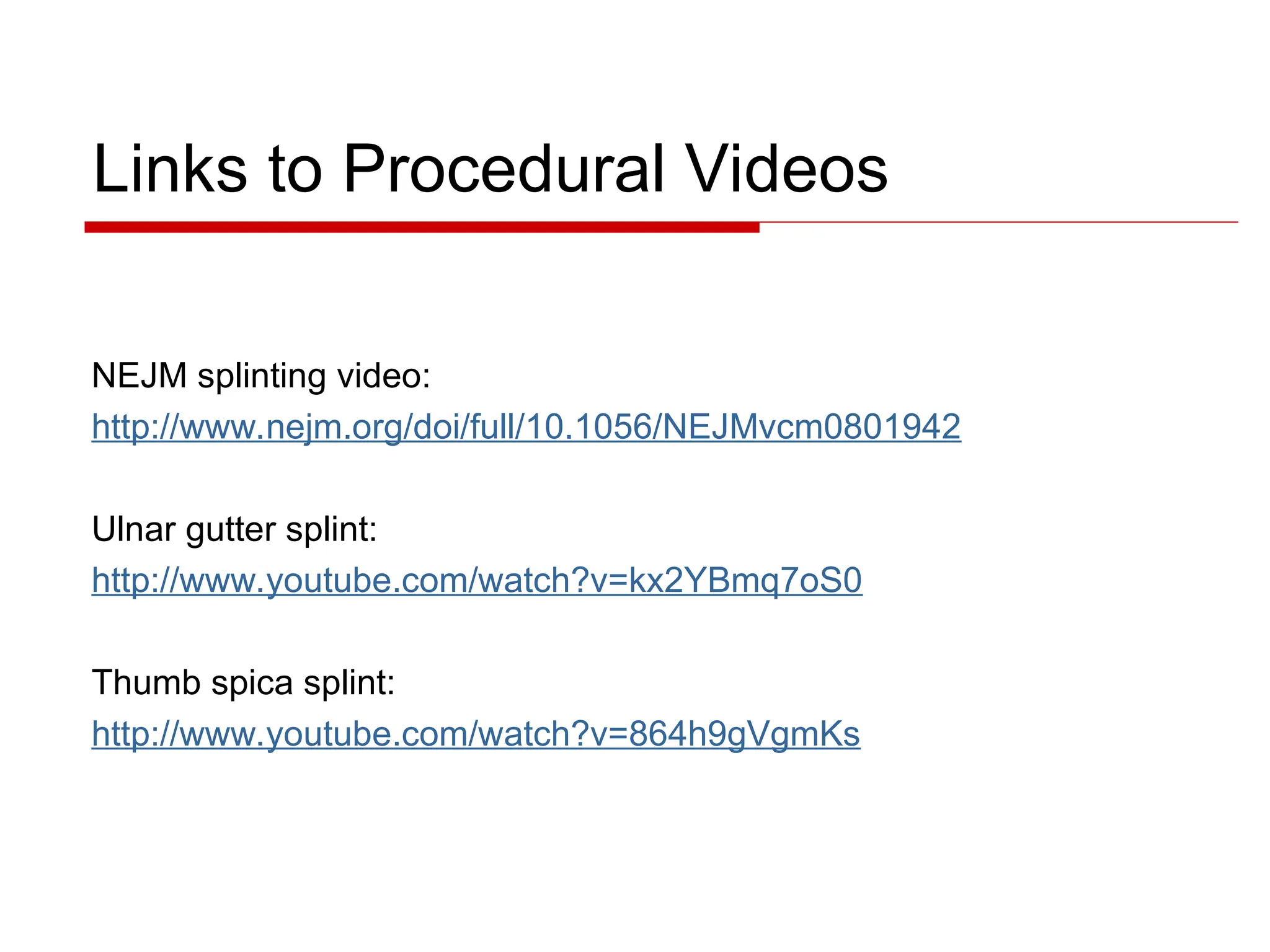 Splinting-Techniques in Orthopedics at Ease | PPT