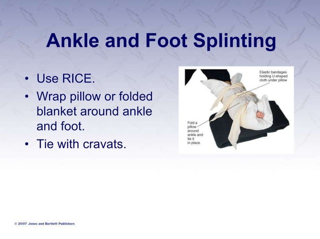 Splinting #6.ppt | First Aid | Injuries