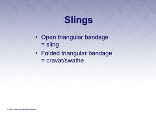 Splinting #6.ppt | First Aid | Injuries