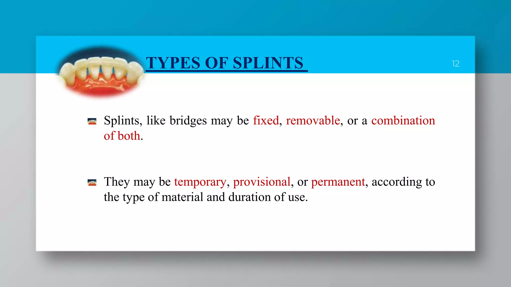 Splinting | PPTX