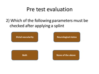 SPLINTING IN ORTHOPAEDICS.explains about various spilint | PPT