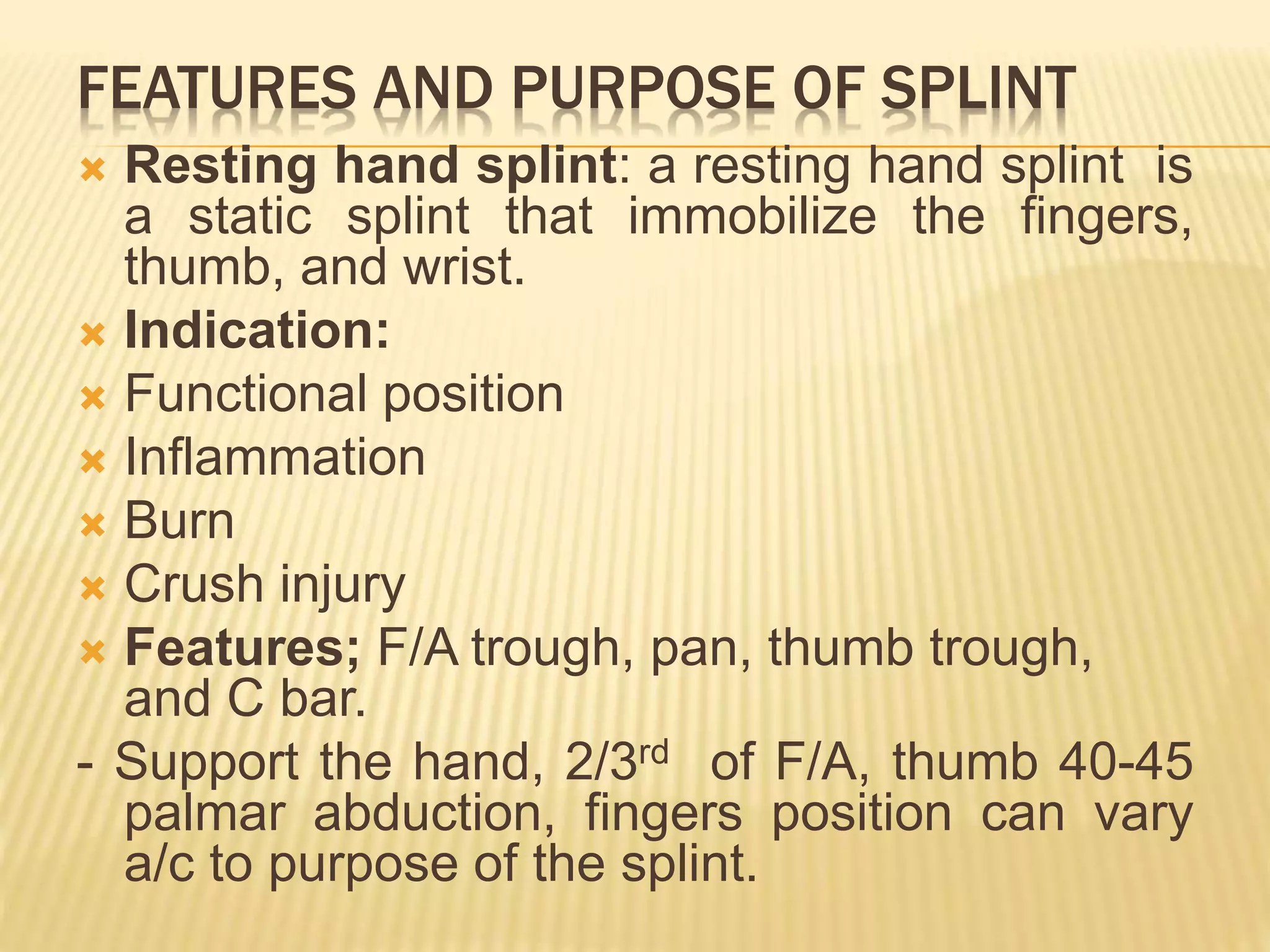 Splinting | PPTX