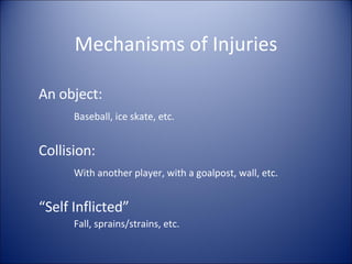 Splinting and Sports Injuries CME 2007 | PPT