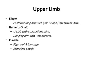 Different Splinting Techniques of Fractures.pptx