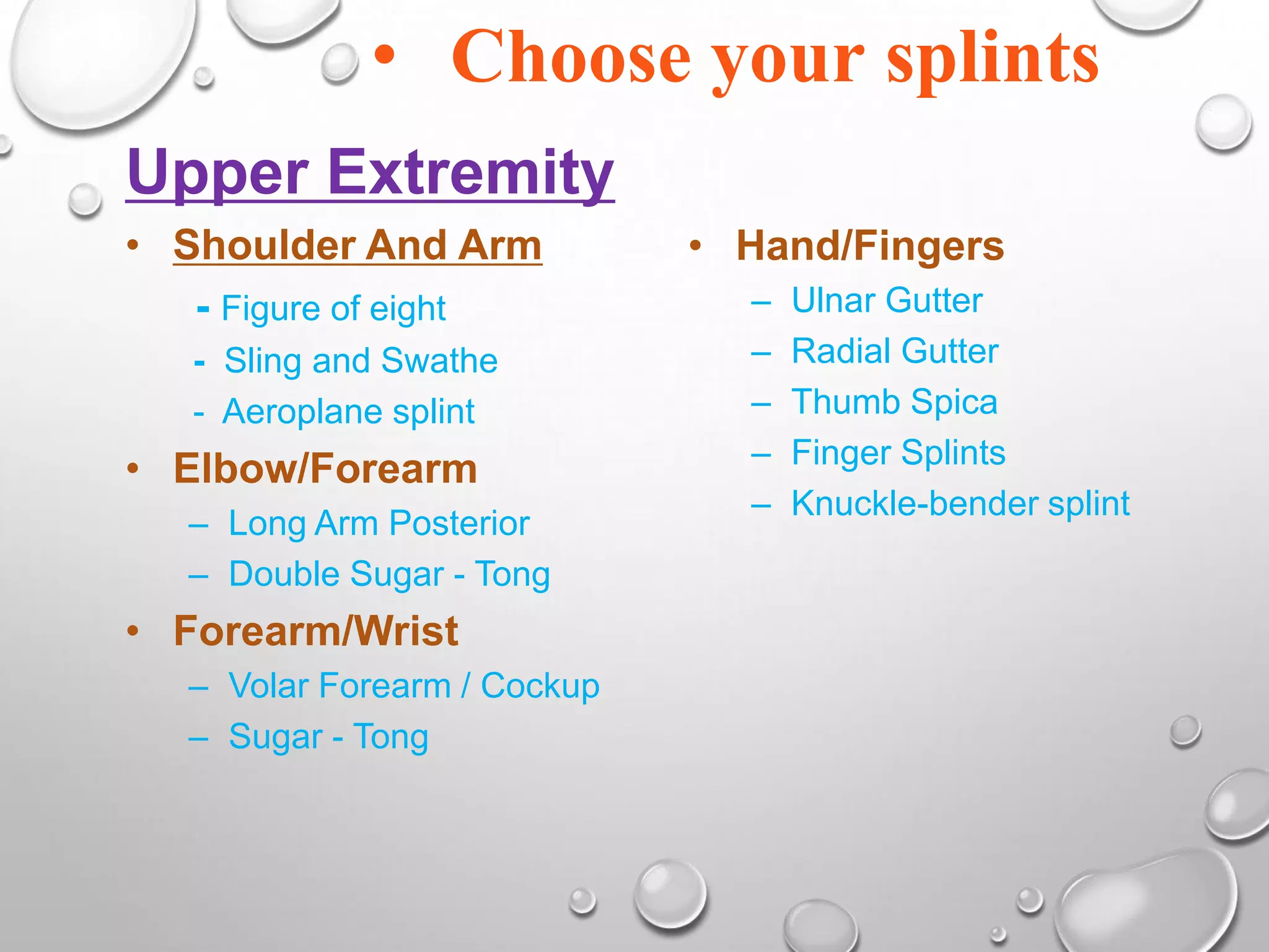 Splint ppt by rupeshkumar | PPTX