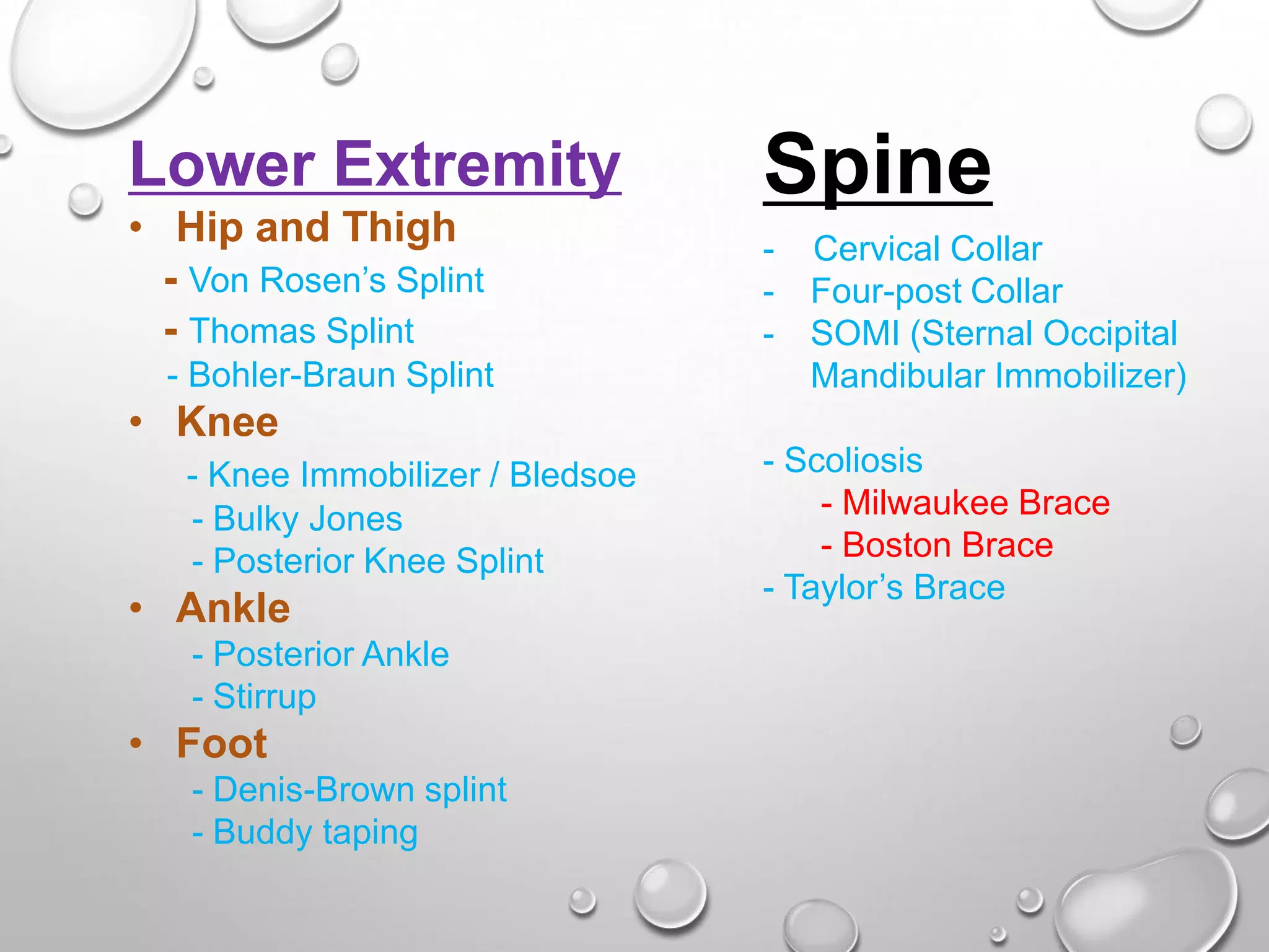 Splint ppt by rupeshkumar | PPTX