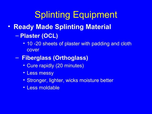 Splints | PPT