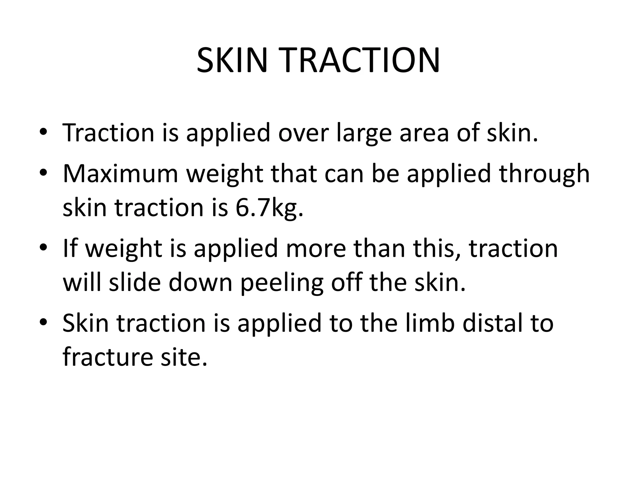 Splints and tractions in orthopedics | PPTX