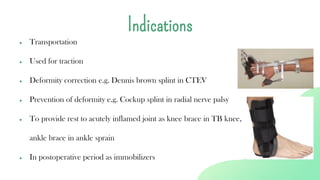SPLINTS AND TRACTIONS IN ORTHOPEDIC PRACTICE | PDF