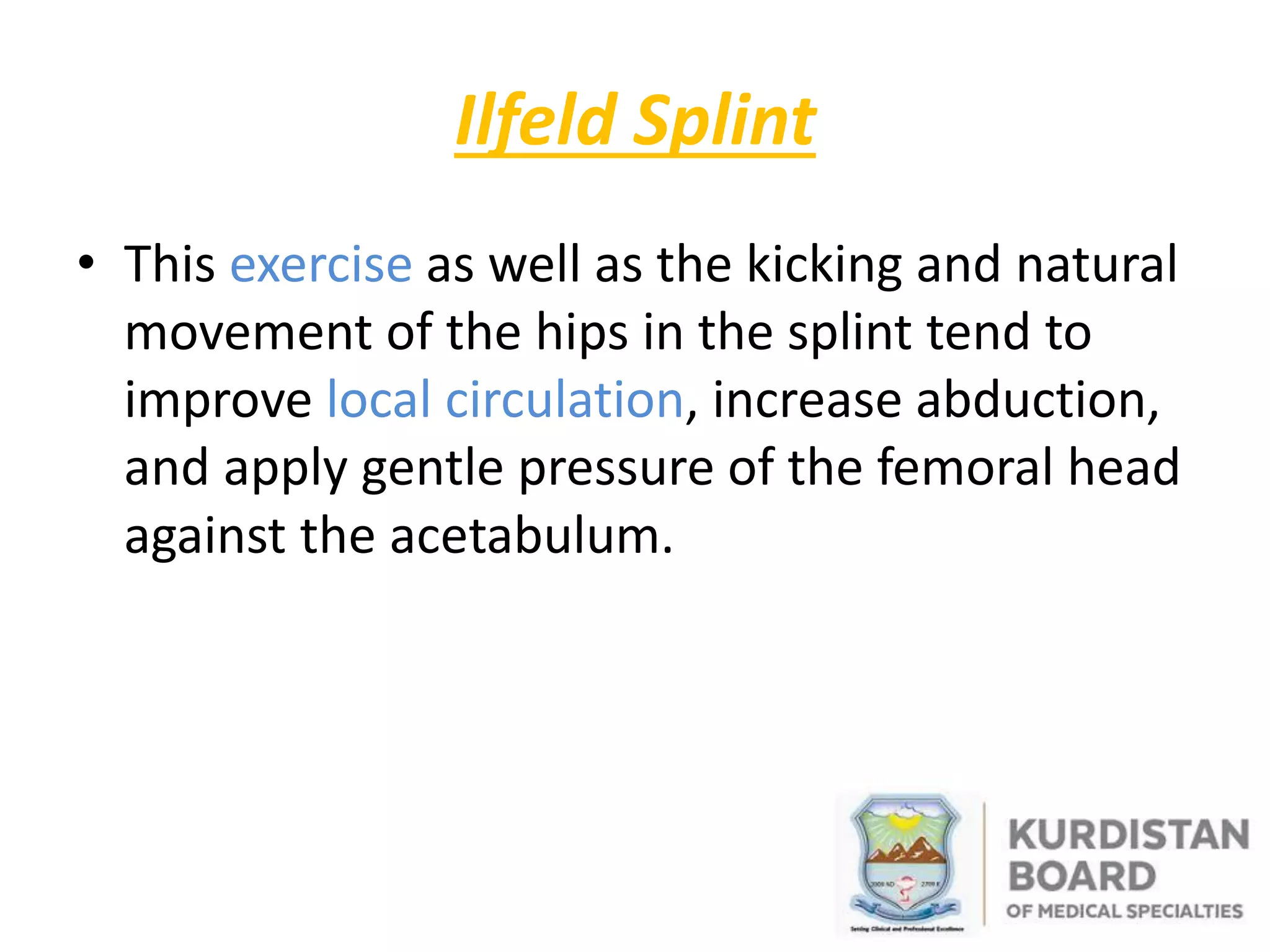 Splints in DDH | PDF