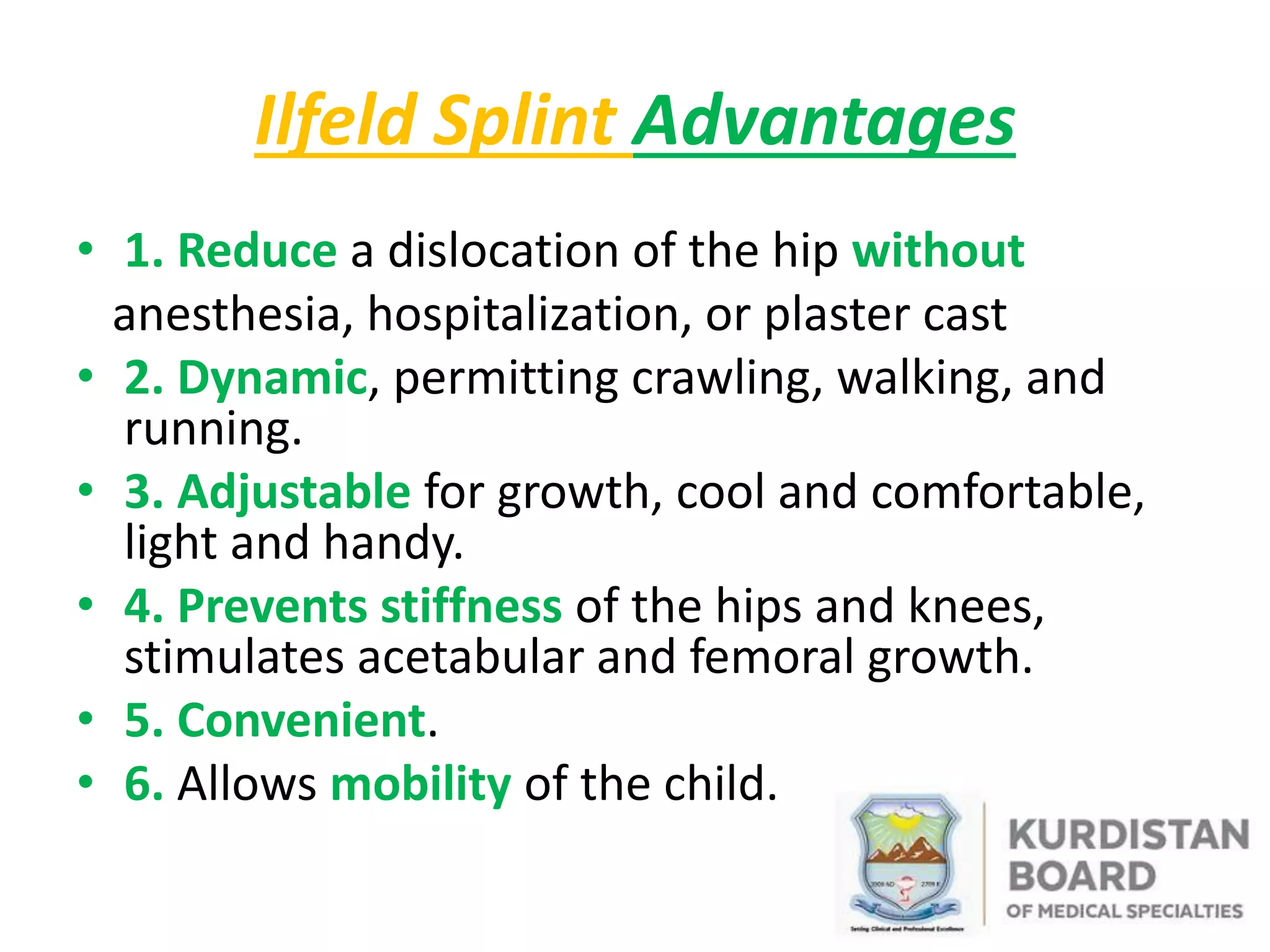 Splints in DDH | PDF