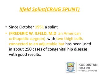 Splints in DDH | PDF