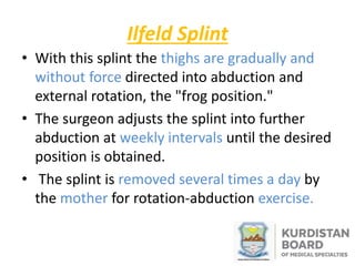 Splints in DDH | PDF