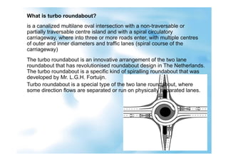 Planning and designing of the planning and designing of the turbo roundabouts | PDF | Bowling ...