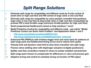 Split Range Control - Greg McMillan Deminar | PPTX