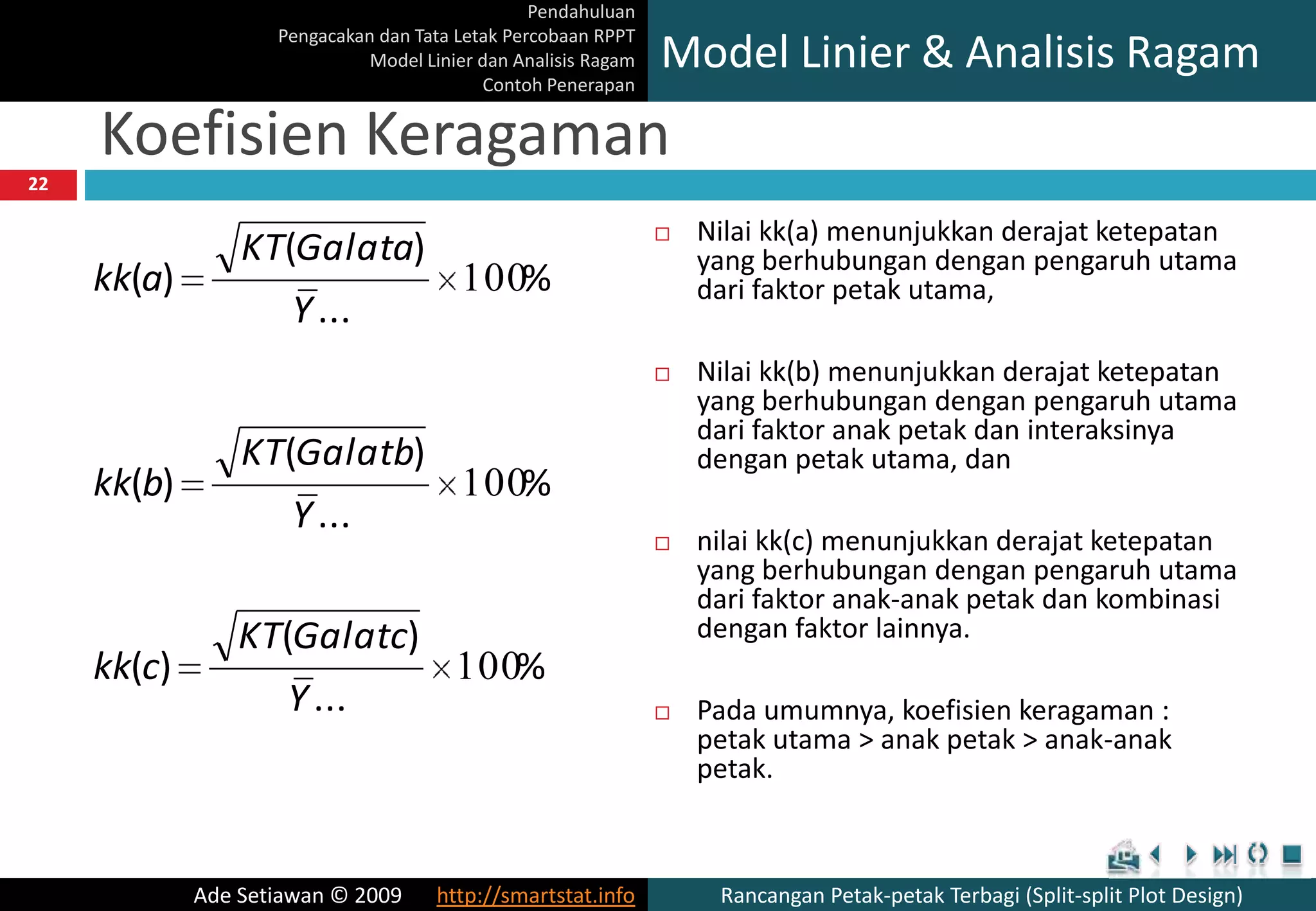 Rancangan Petak-petak Terbagi | PPTX