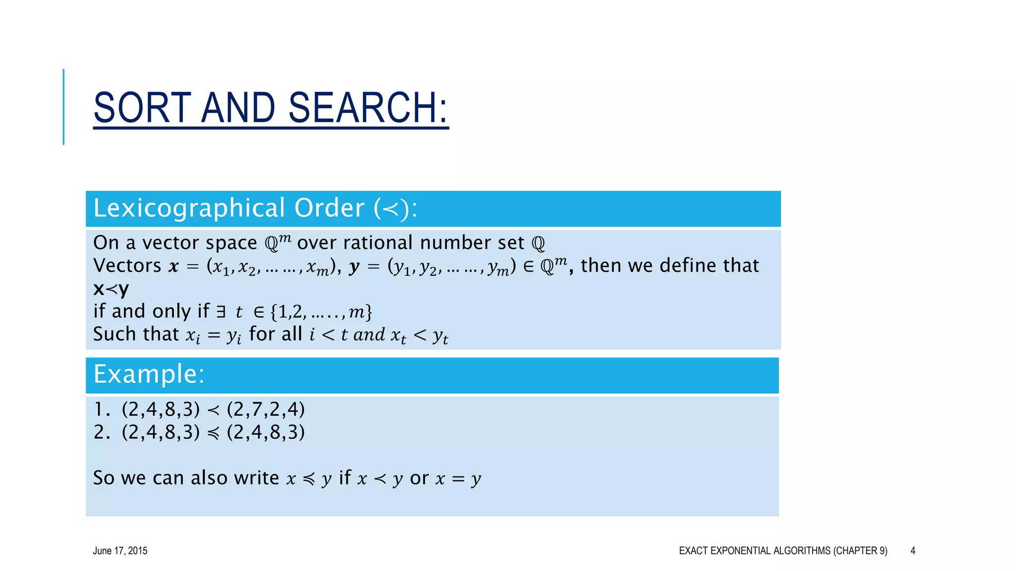 Split and list technique for solving hard problems | PPT