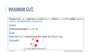 Split and list technique for solving hard problems | PPT
