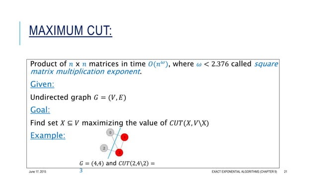 Split and list technique for solving hard problems | PPT