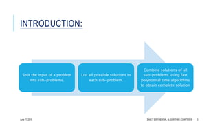 Split and list technique for solving hard problems | PPT