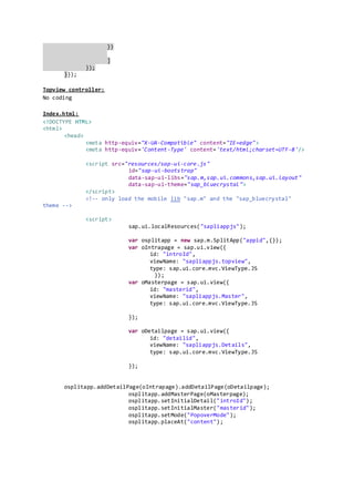 Splitapp coding | DOCX | Web Development | Internet