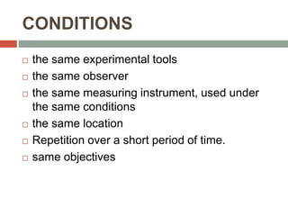 Reliability and its types: Split half method and test retest methods | PPTX