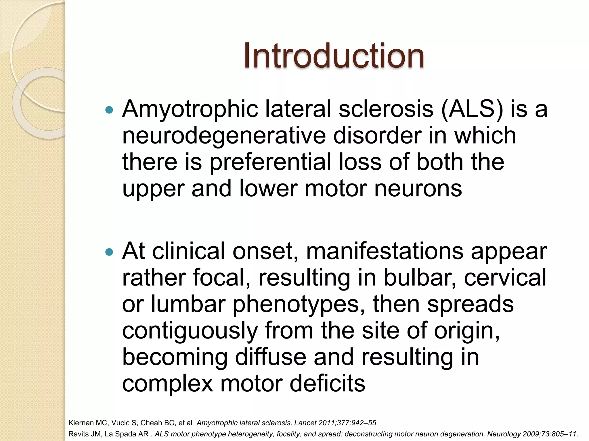 Split Hand Syndrome in Amyotrophic Lateral Sclerosis | PPTX