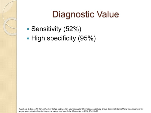 Split Hand Syndrome in Amyotrophic Lateral Sclerosis | PPTX