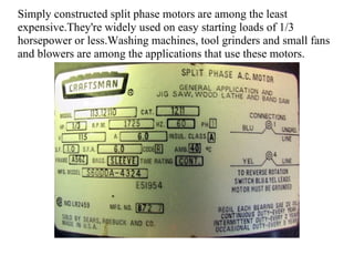 Understanding Split-phase Induction Motors | ODP