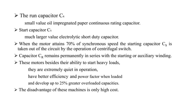 Split Phase Induction Motors - Principle and Types | PPTX | Science