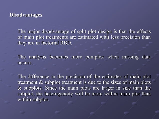 Split Plot Design Ppt Ppt