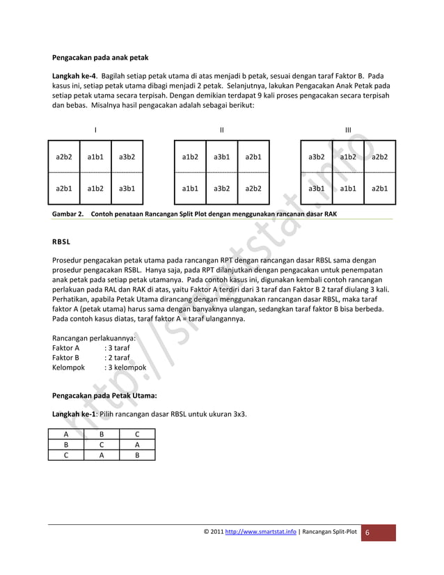 Split plot part1 | PDF