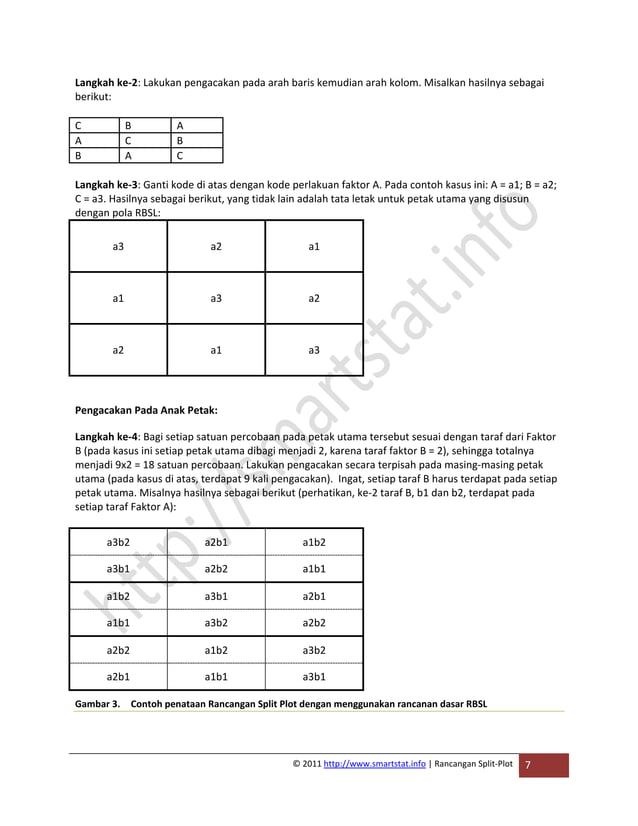 Split plot part1 | PDF