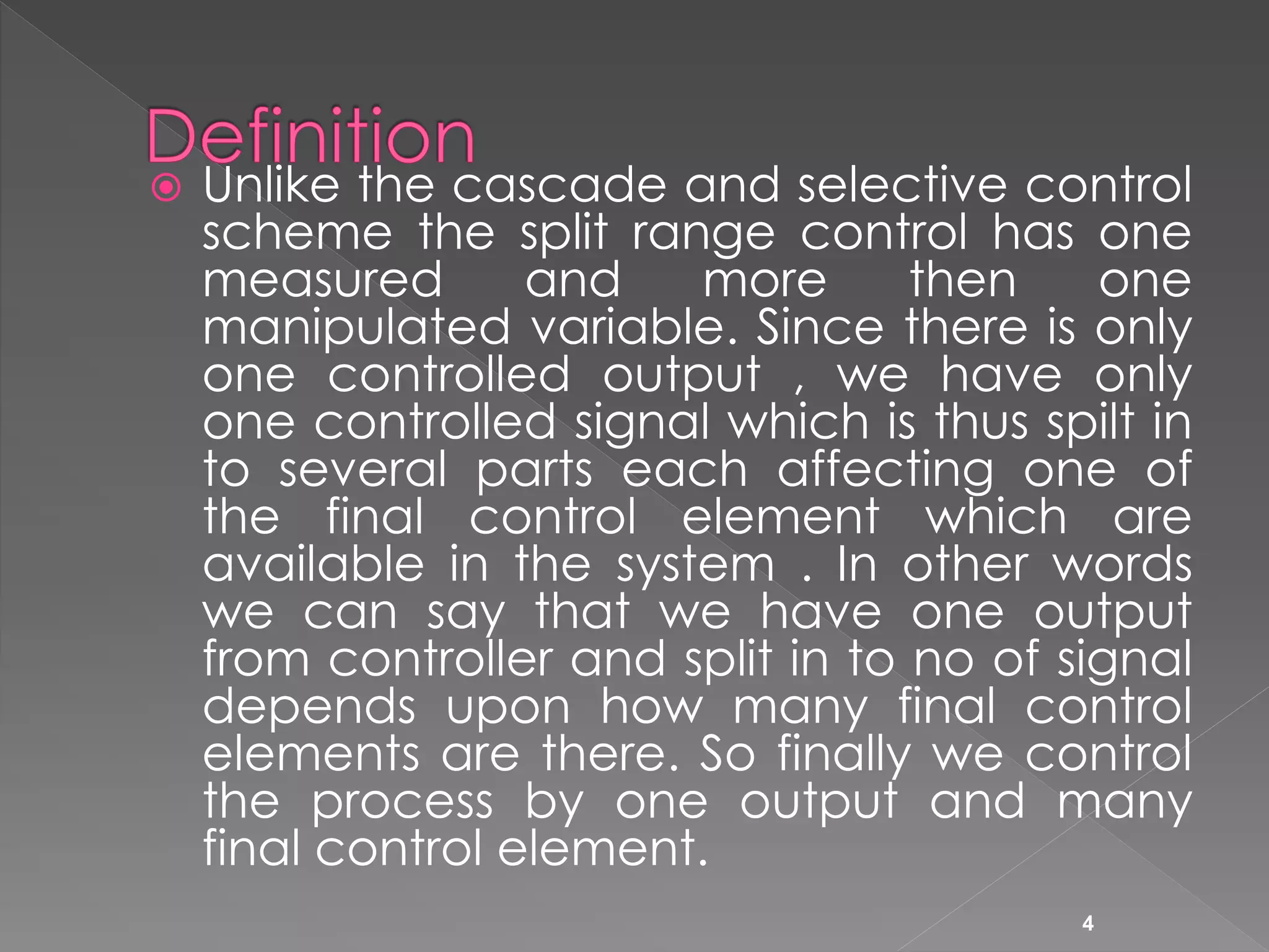 Split range control system | PPTX