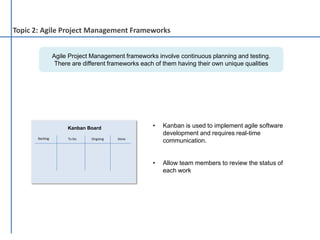 Agile Project Management Frameworks | PPT