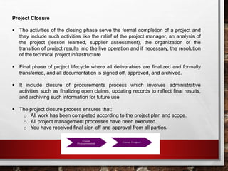 Project Management Life Cycle | PPTX