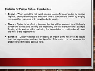Analyzing And Managing Project Risk | PPT