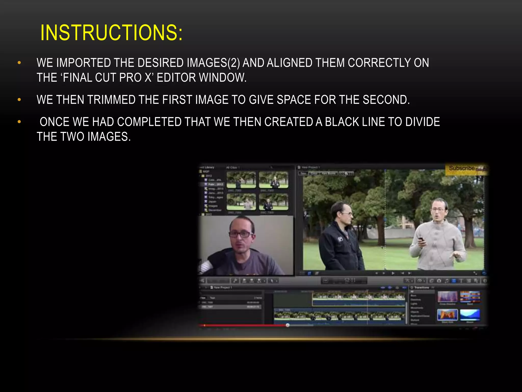 Split screen effect | PPT