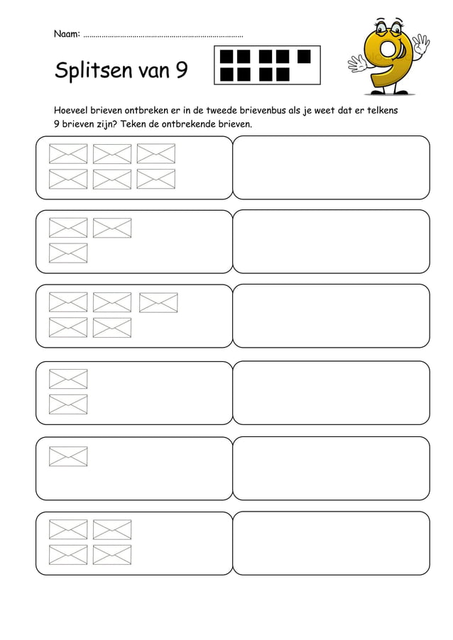 Splitsen van 9 | PDF
