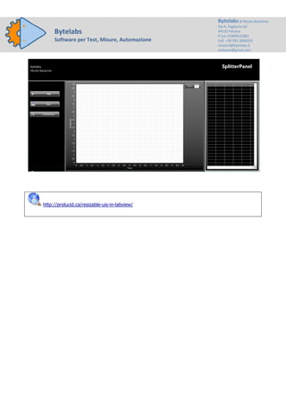 Ordinare il Front Panel con gli splitter in LabVIEW | PDF | Computer ...