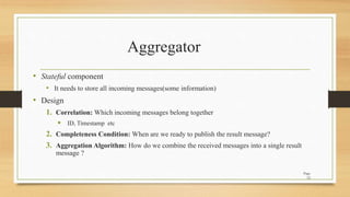 Integration Pattern Splitter and Aggregators | PPT