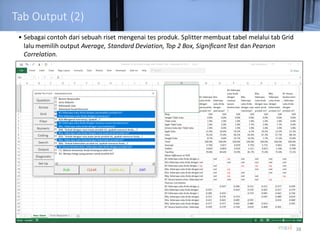 Splitter Pro X version Tutorial June 2020 Indonesia | PPT