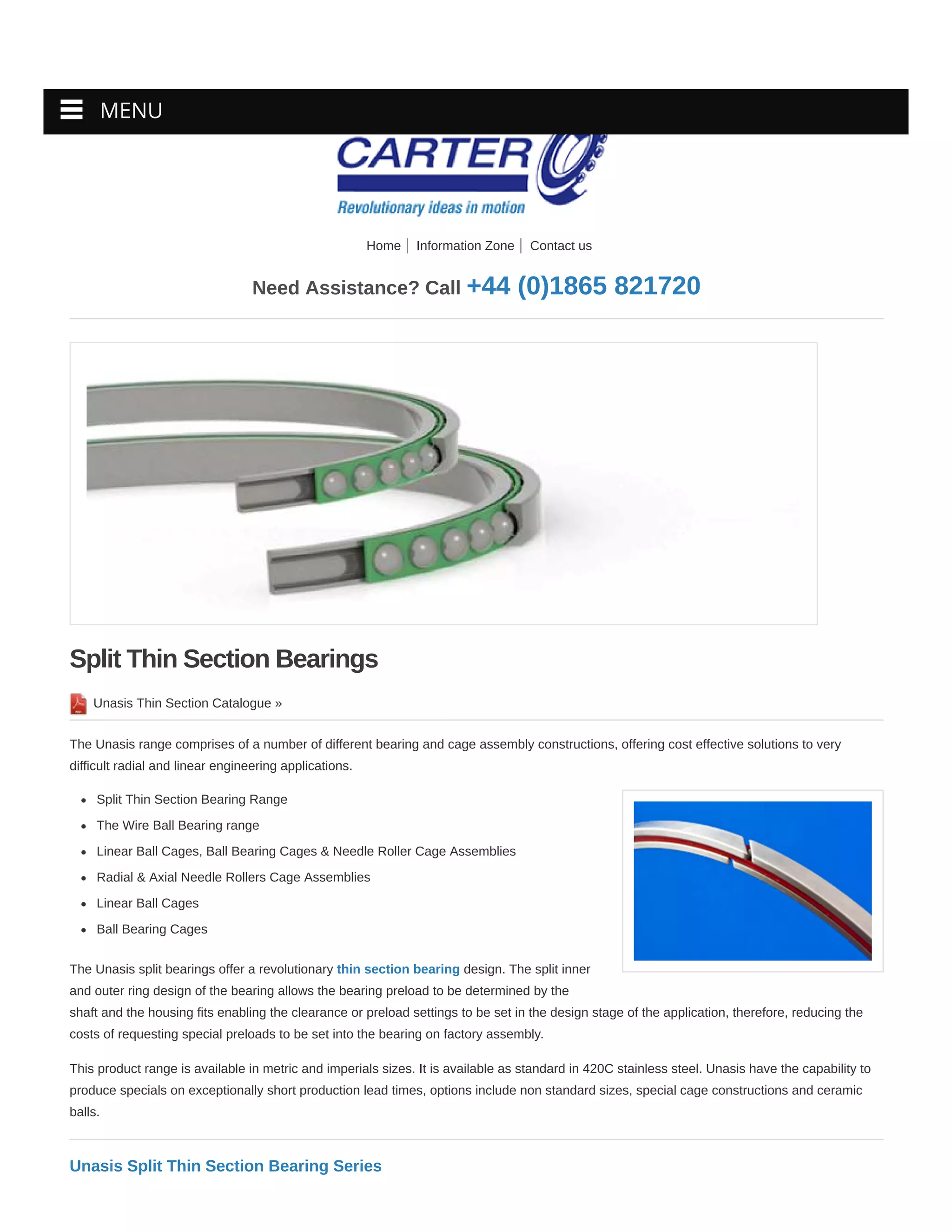 Split thin section bearings | PDF