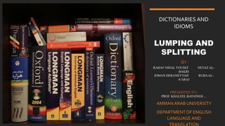 Splitting and lupming | PPTX