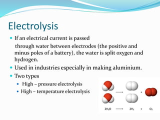Splitting of water | PPTX
