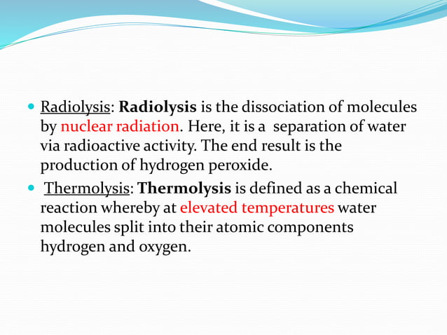 Splitting of water | PPTX | Chemistry | Science
