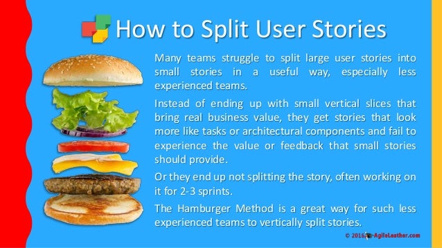 Splitting Stories with the Hamburger Method - A Simple 5 Step Process